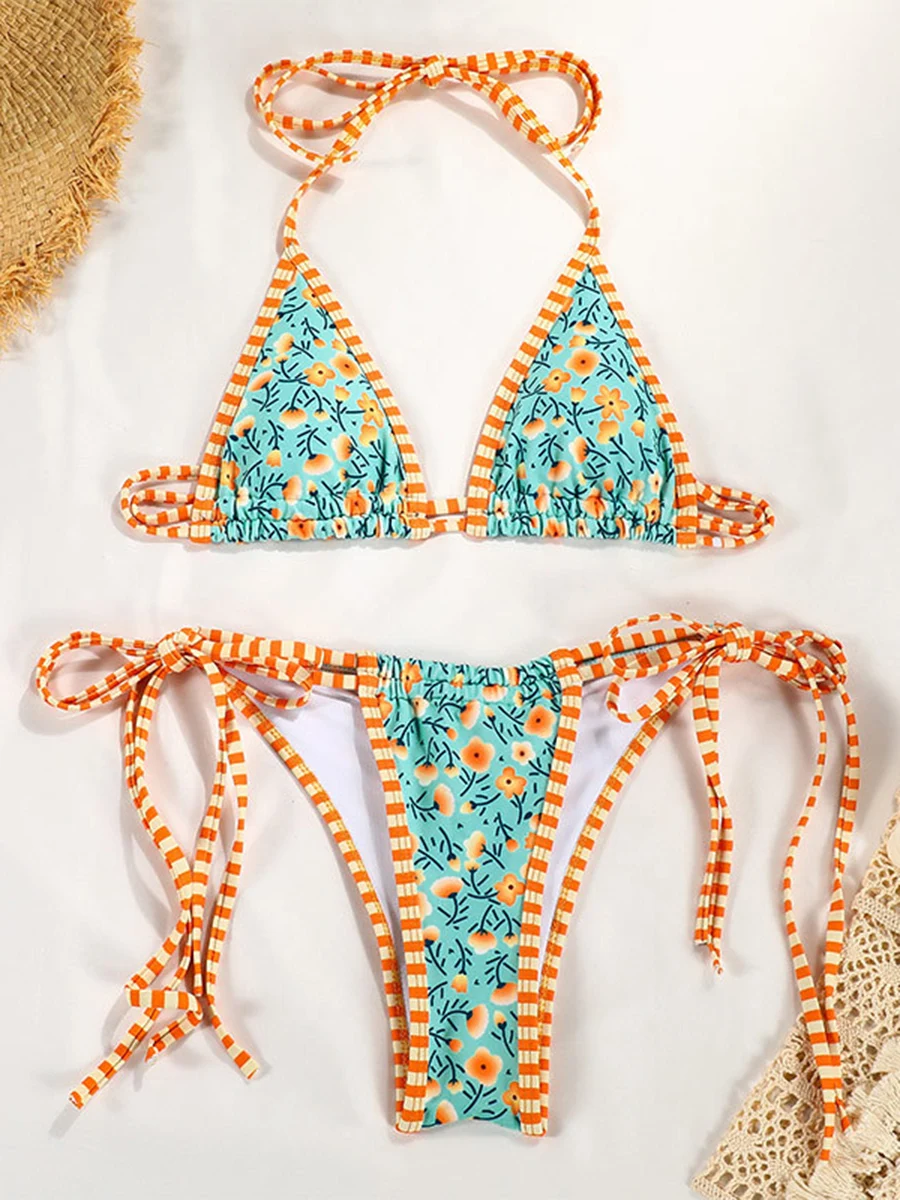 Sexy Women Bikini Micro Bikini Sets 2025 Push Up Female Swimsuit Thong ...