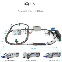 High-Speed Electric Train Model, Diy Kit, Perfect Christmas Gift For Boys.