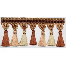 6 Meter Per Bag Tassel Curtain Fringe Curtain Trim Decoration Fringed ...