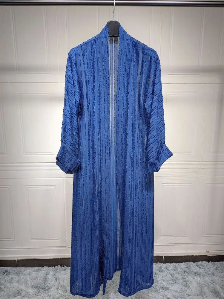 Ramadan Eid Mubarak Kaftan Robe Kimono Femme Musulmane Open Abaya Dubai ...