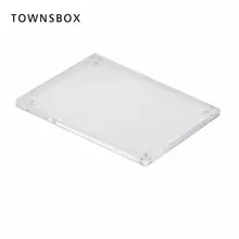 Acrylic Block Frame Magnetic Wall Mount Price Tag Display Wall Sticker ...