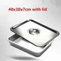 304 Stainless Steel Flat Bottom rectangle Square Basin with Covered ...