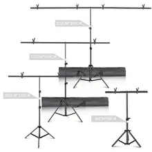 T-shaped Tripod Stand Background Backdrop Photography Adjustable ...