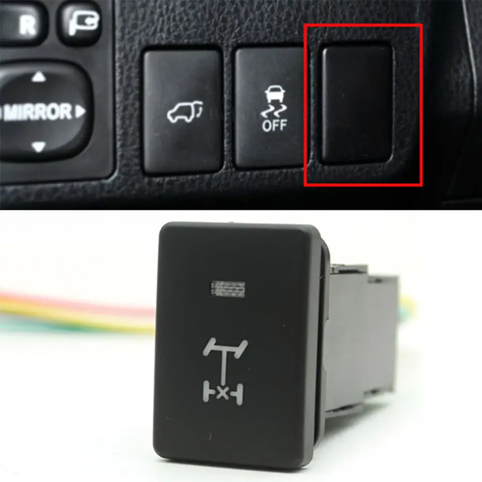 Rear Diff Lock Switch With Blue, Green Lights, Fits Toyota Corolla 2007 ...