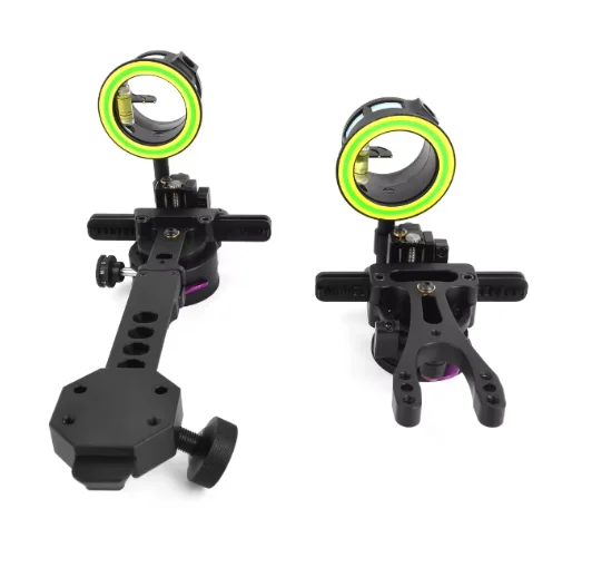 High-Quality 4-8X 1-Pin Compound Bow Sight For Hunting And Target Shooting.