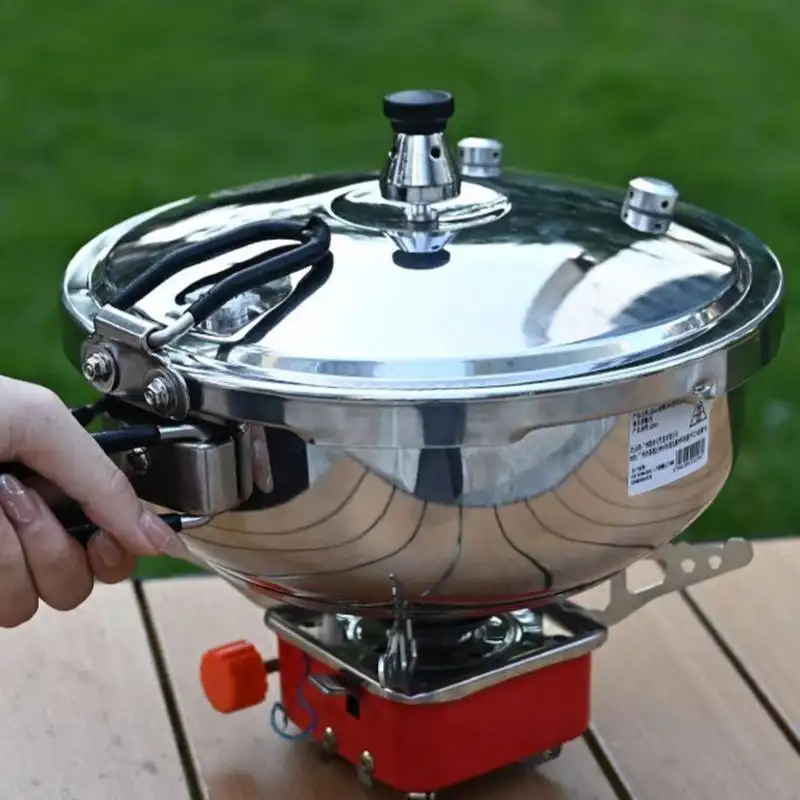 80KPa Camping Small Pressure Cooker High-pressure Pot With Valve ...