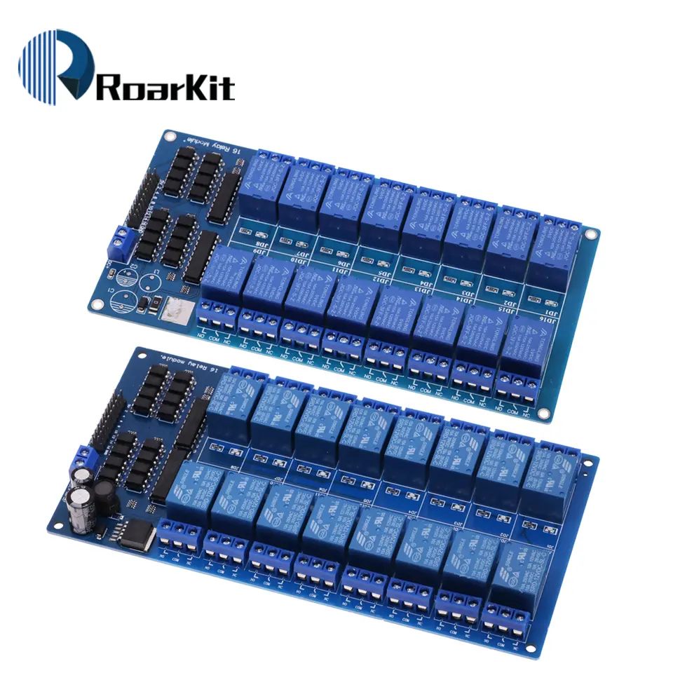 5V 12V 16 Channel Relay Module Interface Board For Arduino PIC ARM DSP ...