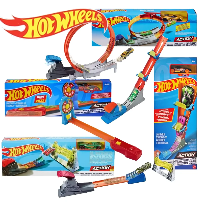 Mattel Hot Wheels Vertical Power Launch Track, Kids Stunt Toy Decoration