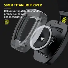 Binnune Bw06 Wireless Gaming Headset, 2.4G & Bluetooth, Flip Mic, Pc ...