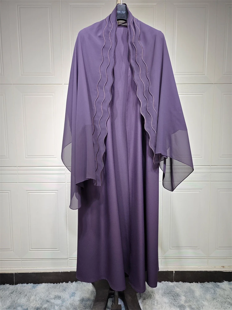 Ramadan Niqab Dubai Arabic Turkey Islam Muslim Kimono Abaya With Hijab ...