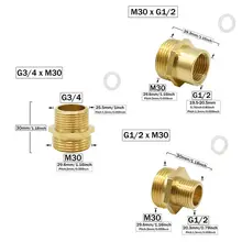Red Brass Garden Water Connectors, Perfect For Kitchens, Bathrooms, And ...