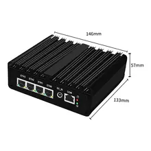 Fanless Mini Pc Intel N100, 2.5G, Pfsense, Proxmox, Firewall, Compact ...