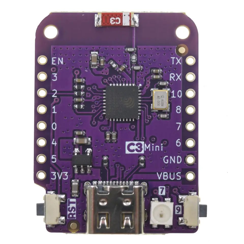 Esp32-C3 Wifi Bluetooth Microcontroller, Micropython, Arduino Compatible, 4Mb Flash.