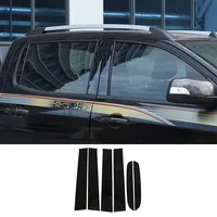 Negro Piano Brillante Puerta De Coche Ventana Centro Columna