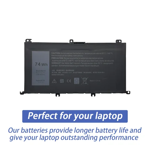 Batería 357F9 74WH para ordenador portátil, para Dell Inspiron 15, 7000 ...