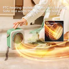 Electric Mini Fan Heater For Winter Warmth, Portable Household Radiator