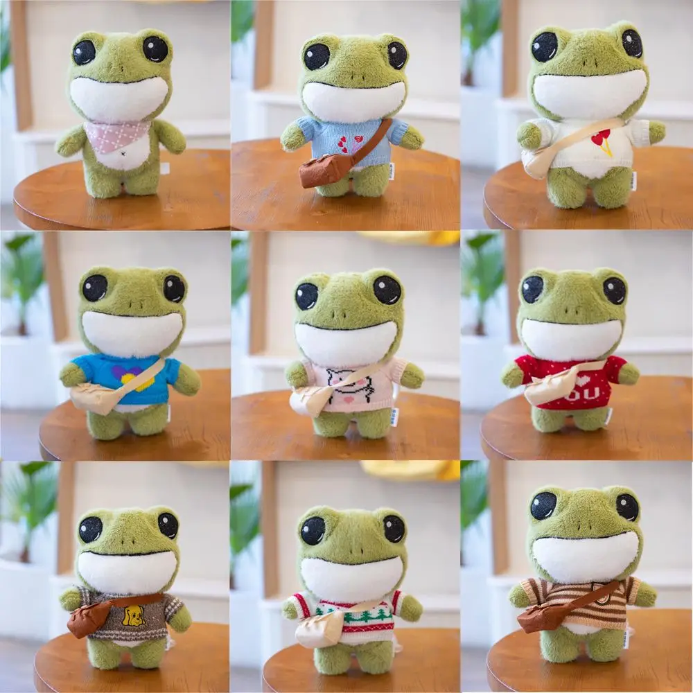 New Green Color Cute Party Frog Pattern Kawaii Soft Stuffed Plush Green ...