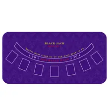 Customized Texas Hold'em Poker Mat Baccarat Blackjack Suede Rubber ...