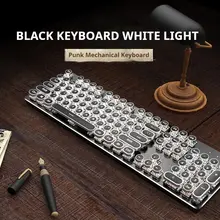 Eweadn Tk100 Punk Keyboard, 104Keys Led Backlit, Gaming Essential
