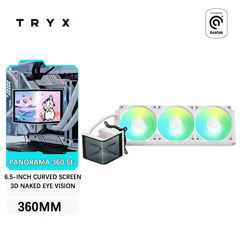 Tryx Panorama 360 Se: 360Mm Aio Cpu Water Cooling With 3D Vision
