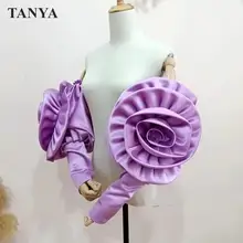 Charming White Satin Rose Sleeves Wedding Jacket | Aliexpress