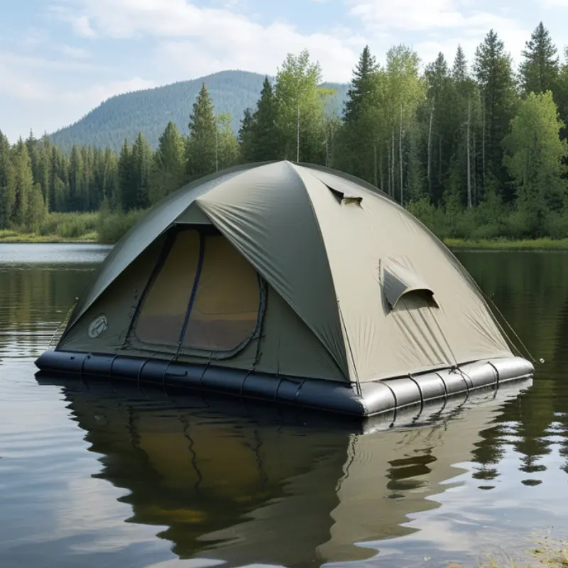 Portable Inflatable Tent For Camping And Fishing Trips.