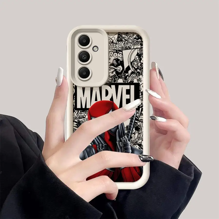 Marvel Deadpool Phone Case for Galaxy A15 A72 A52 4G 5G A25 A35 A55 A51 ...