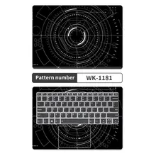 Black Cover Laptop Skin Stickers Notebook Film Vinyl Sticker 12"13"14 ...