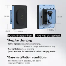 Emonita Poe Wall Mount Tablet Stand For Ipad Mini 6Th Gencharging Easily.