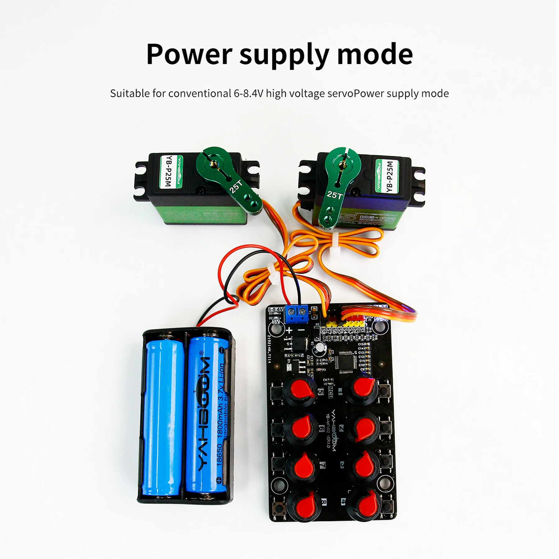 8 Channel Servo Controller Module Debugging Board Tester With Rotary ...