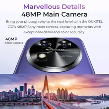 Ultra-Thin Oukitel C37 6Gb Ram, 256Gb Storage, 6.6" Fhd+, 5150Mah, 48Mp ...