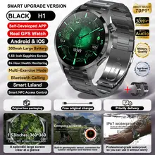 New Smart Watch Men 1.53inch AMOLED HD Screen Bluetooth Call Gps ...