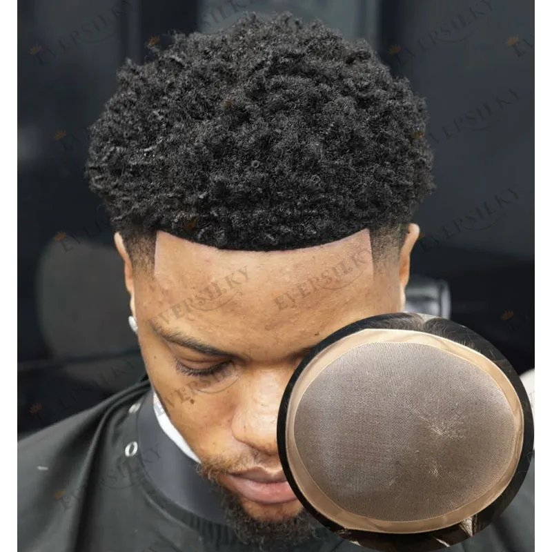 De Ultieme Gids voor Nietdetecteerbare 6mm Krullend Afro Toupee Mannen ...