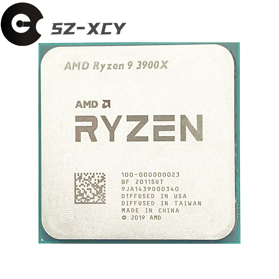 High-Performance Amd Ryzen 9 3900X, 12 Cores, 24 Threads, 3.8 Ghz.