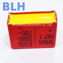 2PCS WIMA RED FKP1 27.5MM 37.5MM Film Capacitor Hi-Fi Audio P27.5 P37.5 ...