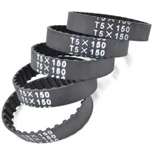 High-Quality 5Pcs T5 Timing Belts For Transmissions, Width 6-50Mm
