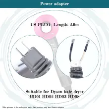 Replacement 110V Dyson Hair Dryer Power Cord, 2M/2.6M Us Plug ...