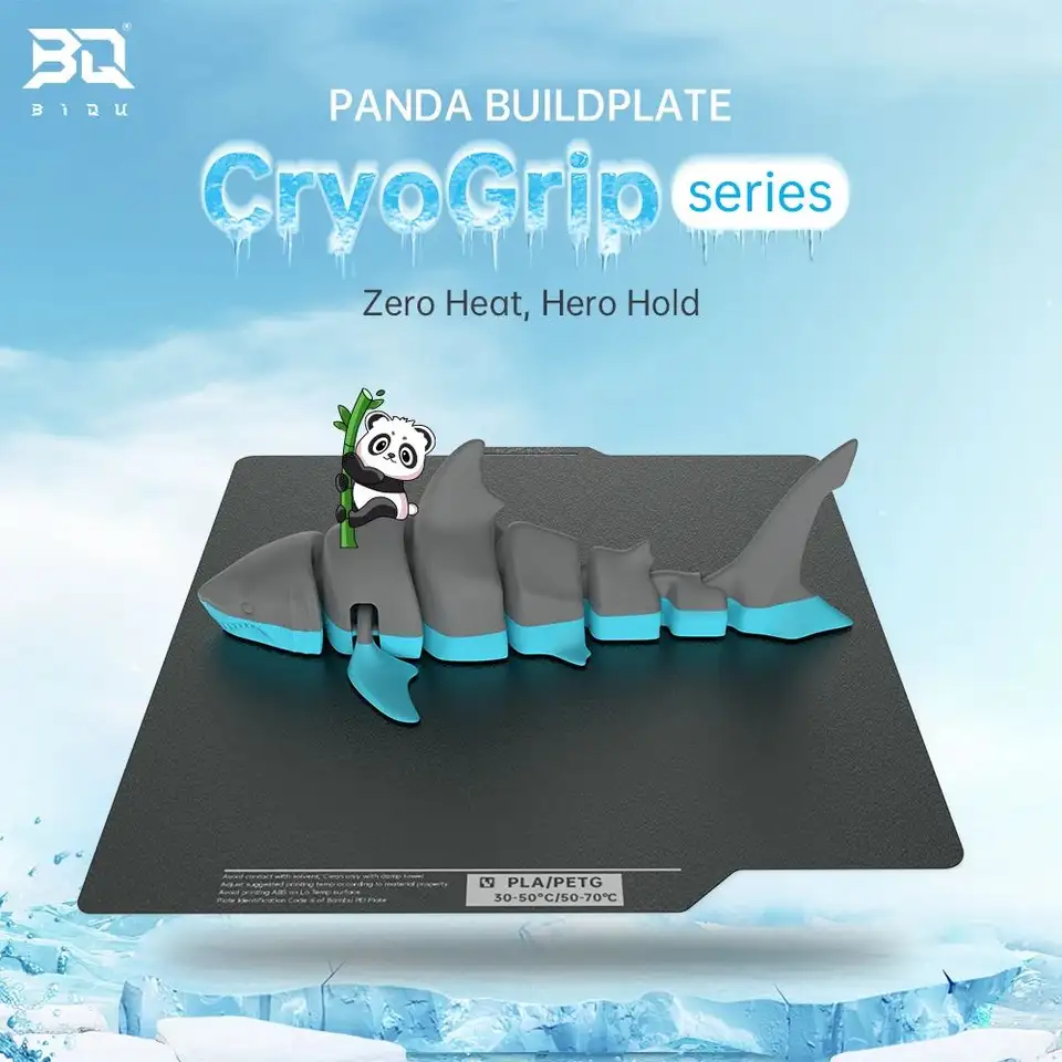 Biqu Panda Build Plate For Bambulab 3D Printers, Cryo-Grip Coating ...