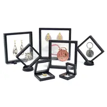 Jewelry Display Elastic Box Transparent PE Film Ring Earring Case ...
