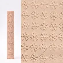 Clay Texture Tool Pottery Ceramic Roller Stamp Mud Pressed Embossed ...
