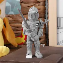 3D Printed Skeleton Knight Collectible Articulated Skeleton Knight ...