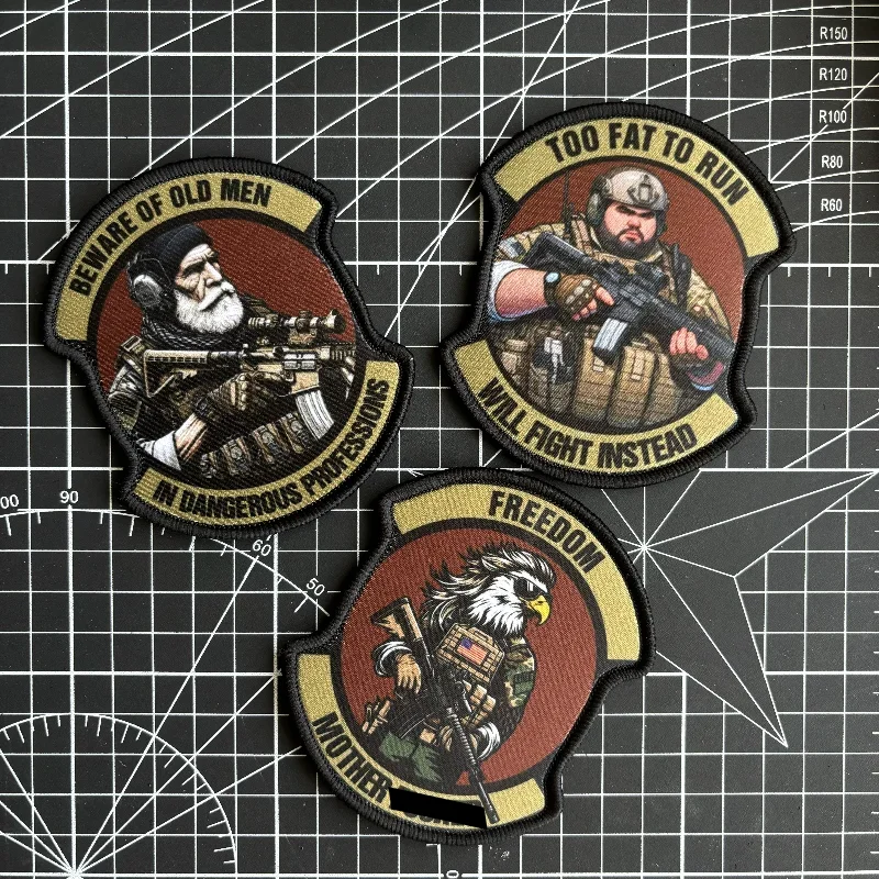 Army Soldier Tactical Patch M4 Rifleman Morale Badge Printing Patches ...