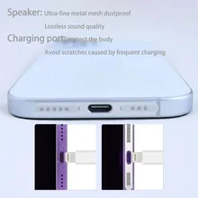 Metal Dust Mesh for IPhone 12 13 mini 14 15 16 Plus Pro Max Speaker ...