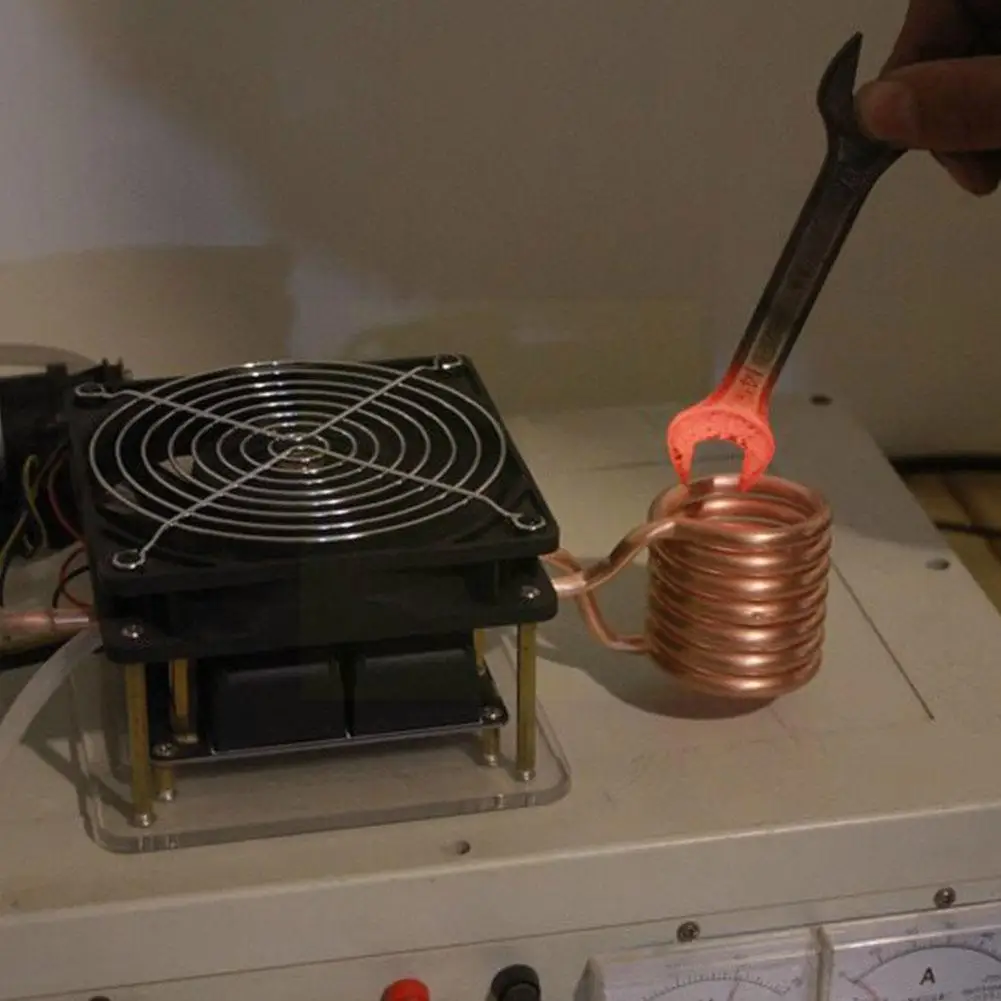 Black And Red 1000w ZVS Alat Induction Heating Plate Diy Tube Kit ...