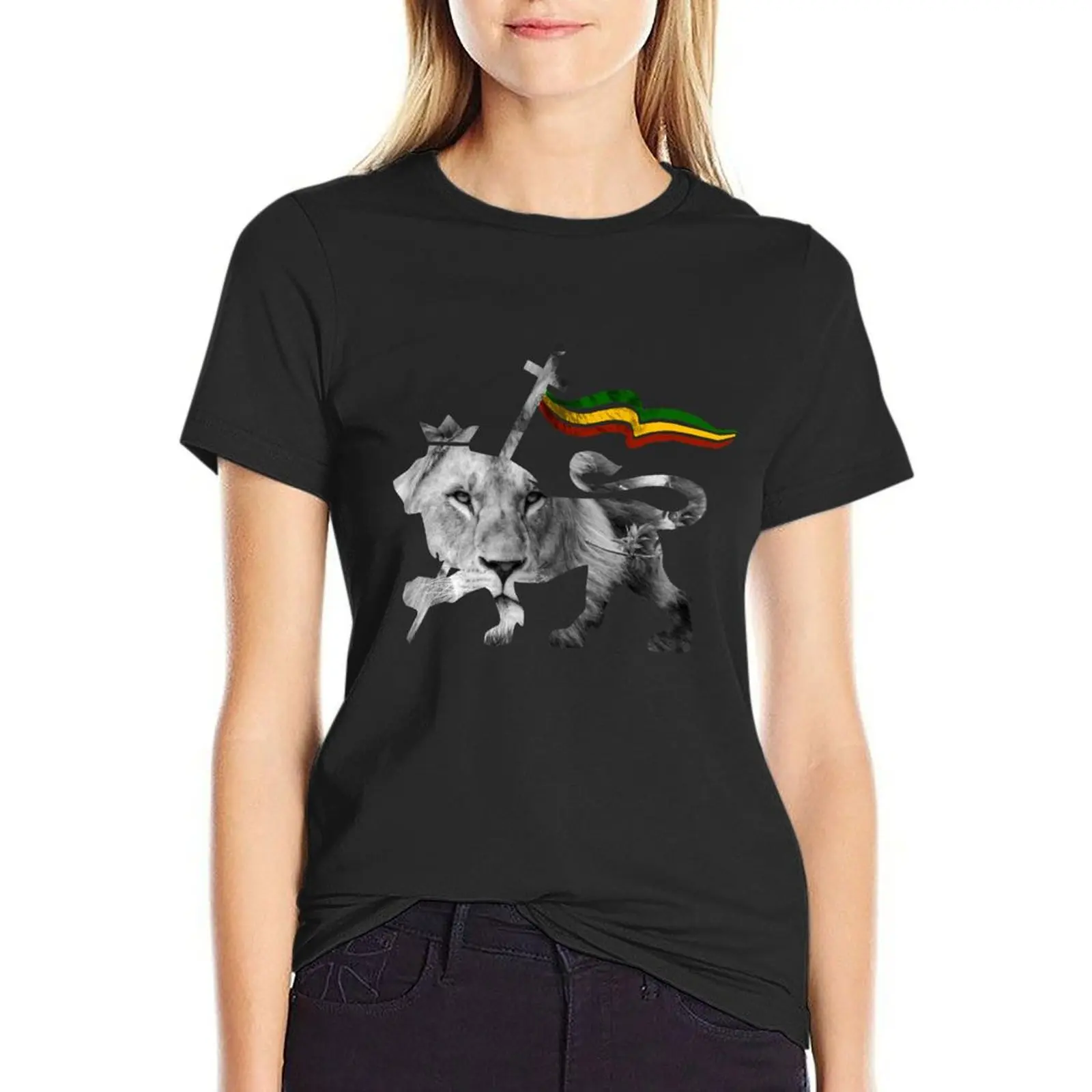 Blusa Rasta Ropa Por Mayor Camiseta con diseño de León de Judá para ...