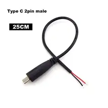2pin type-c male