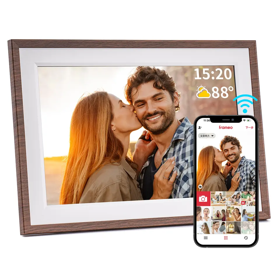 Wifi Smart Photo Frame With 32Gb Storage, Hd Ips Display, Cloud Sync.