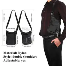 Portable Leather/Nylon Underarm Wallet Anti-Theft Hidden Holster For ...