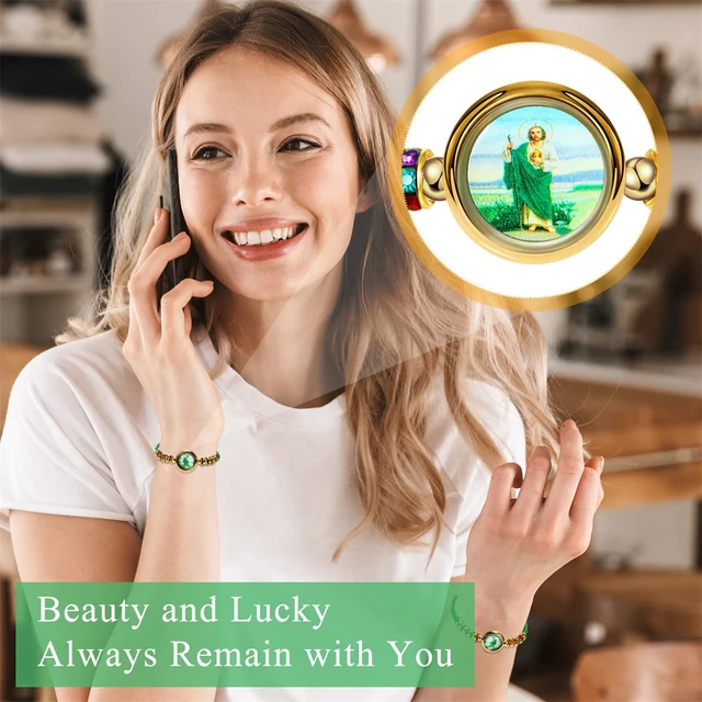 24 Pieces Mexican Bracelet Saint Jude Bracelet Catholic Green Handmade String San Judas Tadeo Rosary Bracelet Gift for Men Women AliExpress