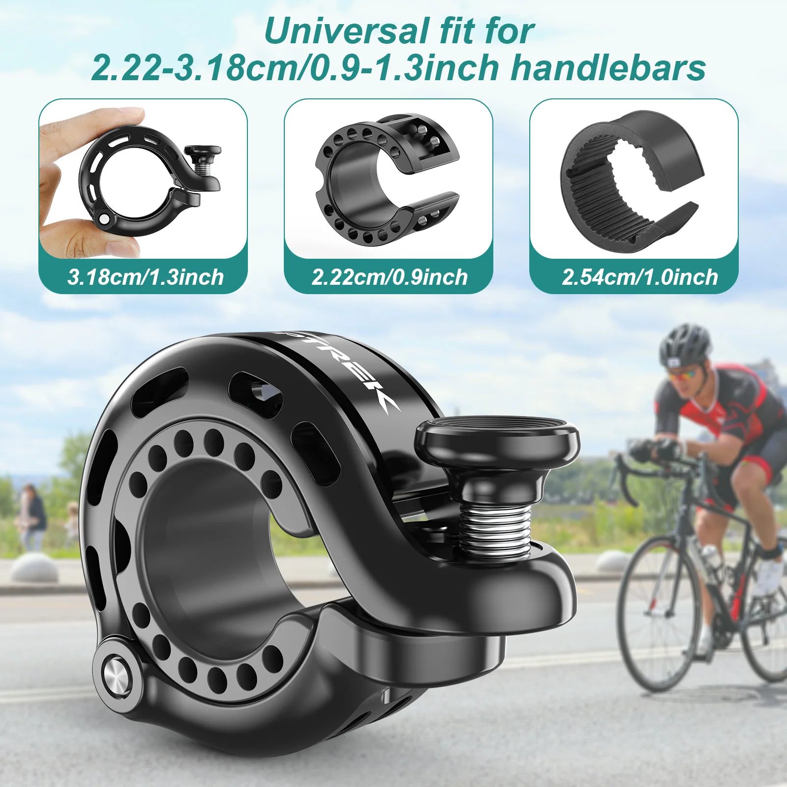 2025 New Upgrade Bicycle Bell 110dB Bell Loud Bicycle Horn Innovative ...
